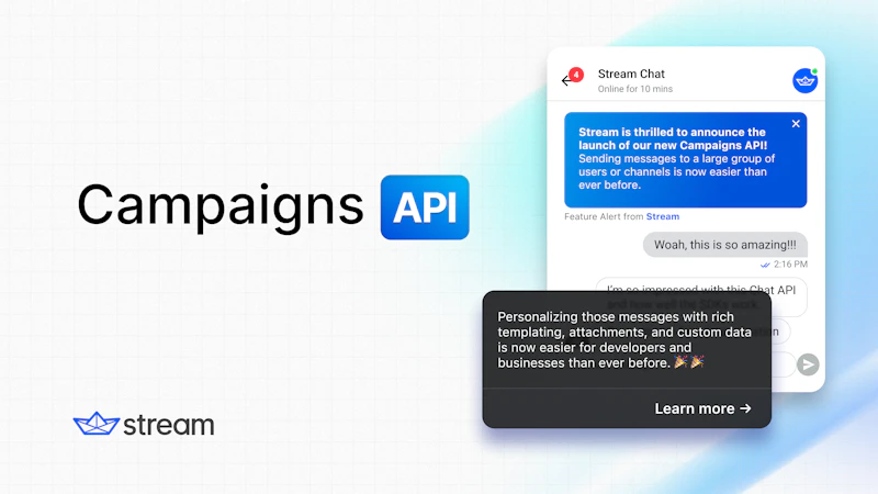 Introducing Stream's Campaigns API