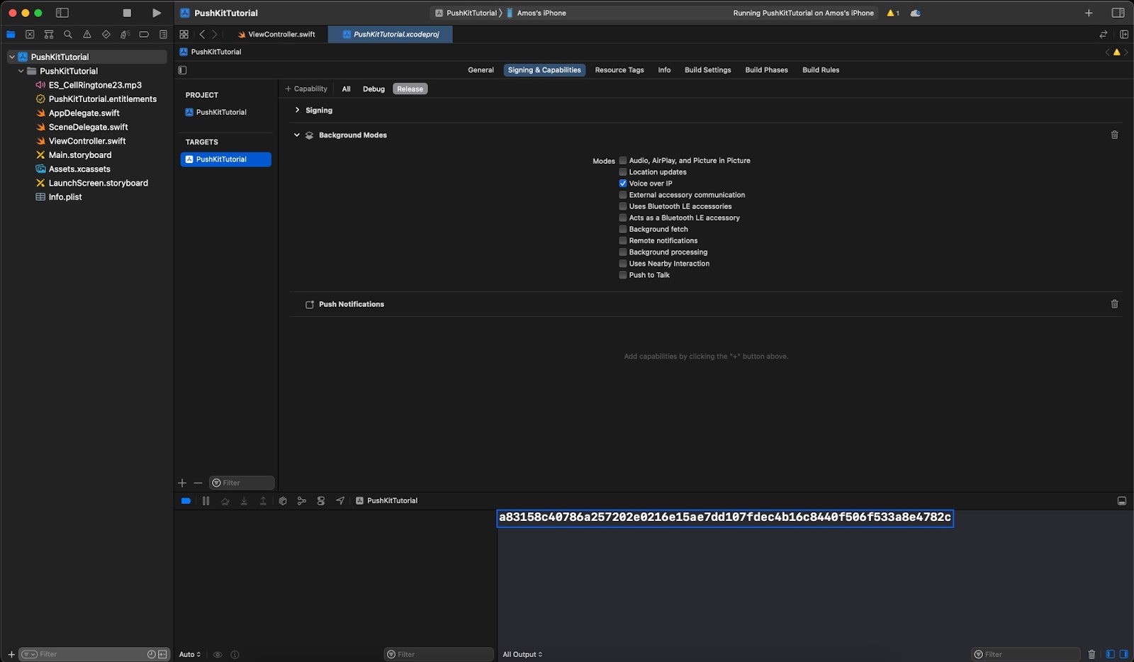 Using PushKit Notification - How To Show an Incoming Call on a Device