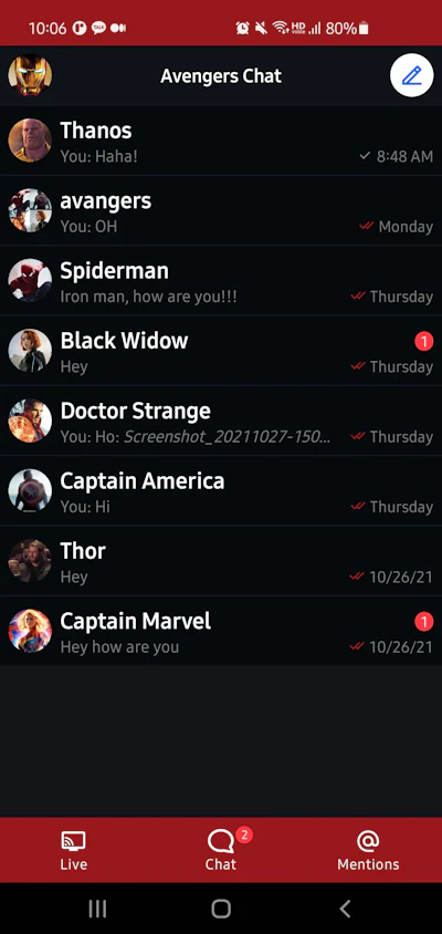 Building an Avengers Chat Application for Android (part 1)