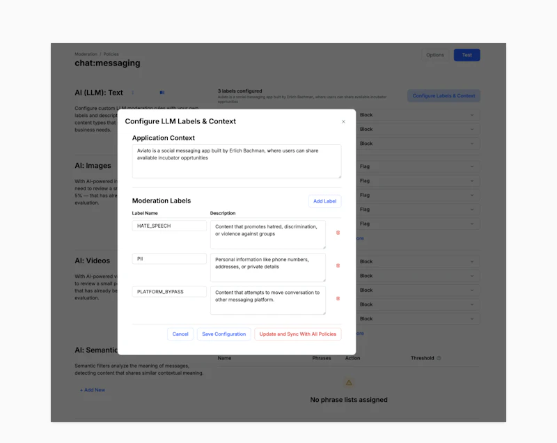 Introducing LLM Moderation for AI Text Harm Detection