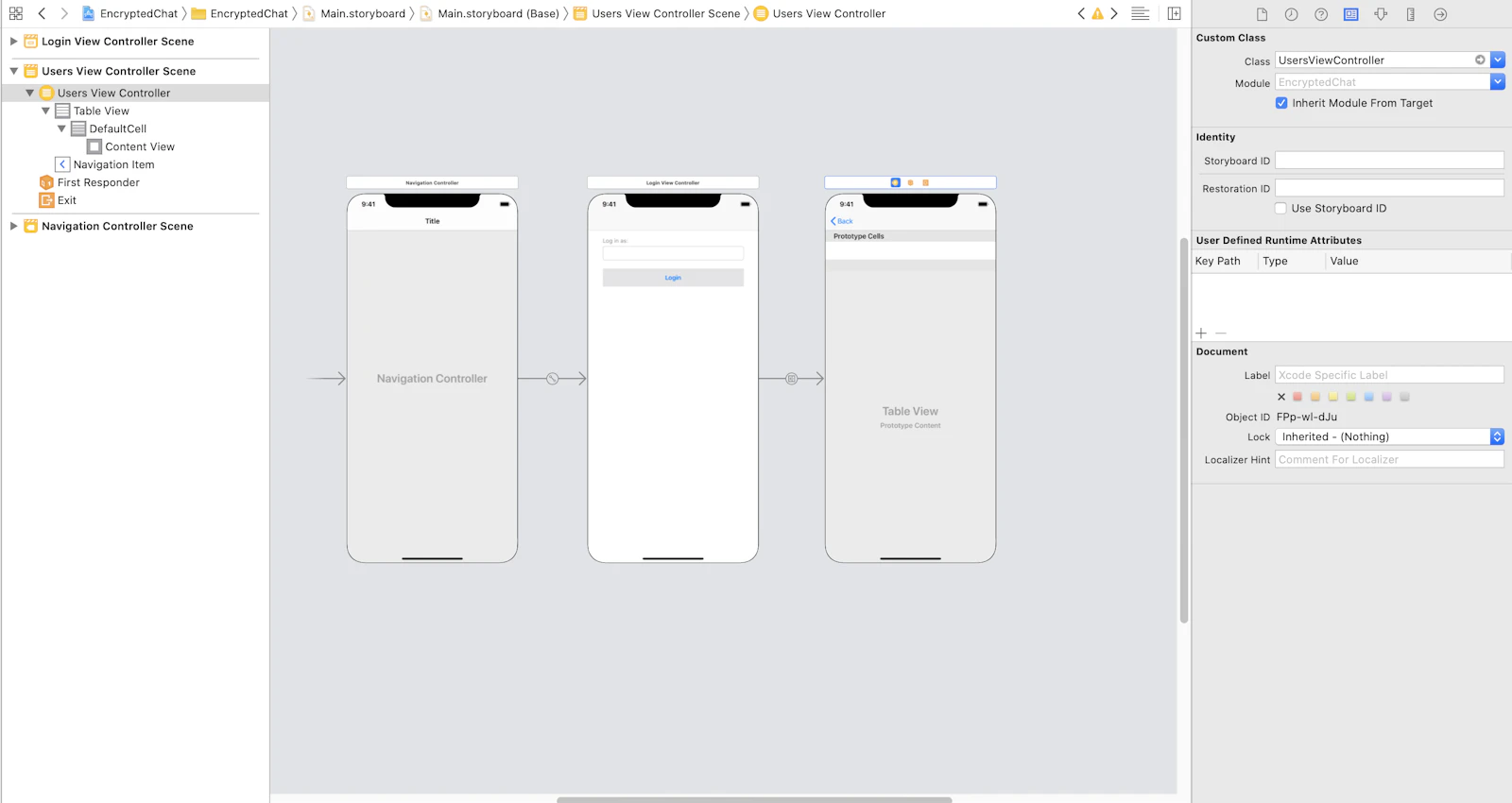 Encrypted Chat on iOS (Swift)