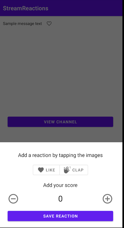 Reactions with the Stream Chat Android SDK