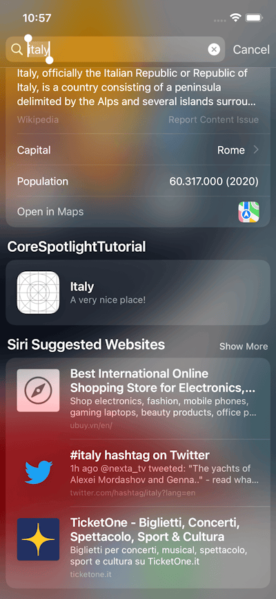 Core Spotlight App Experience - What is Spotlight?