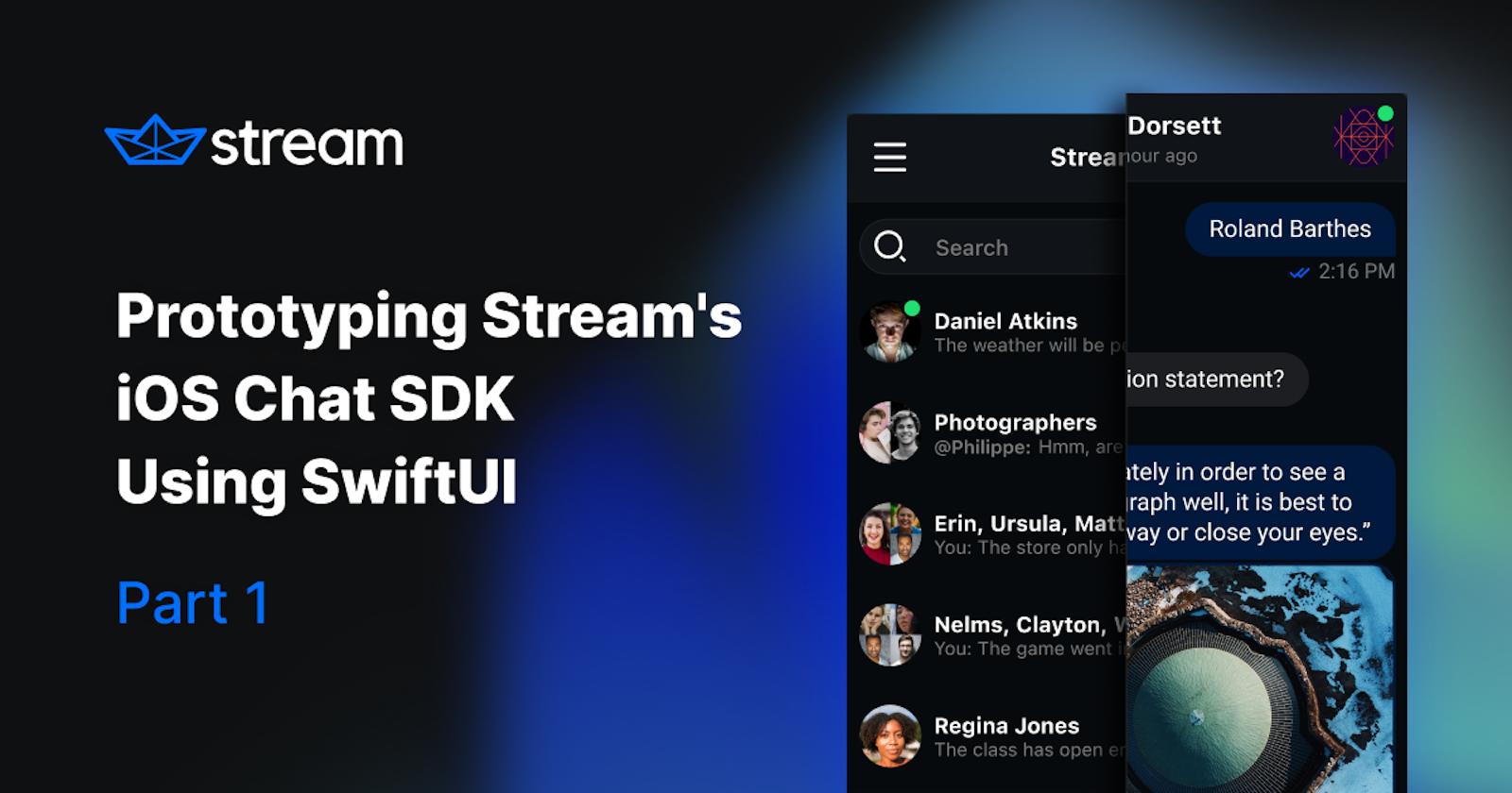 Prototyping Stream's iOS Chat SDK Using SwiftUI - Part 1
