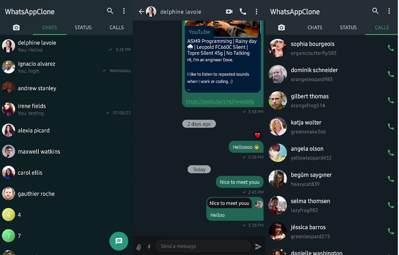 Build a Whatsapp Clone for Android w/ Compose