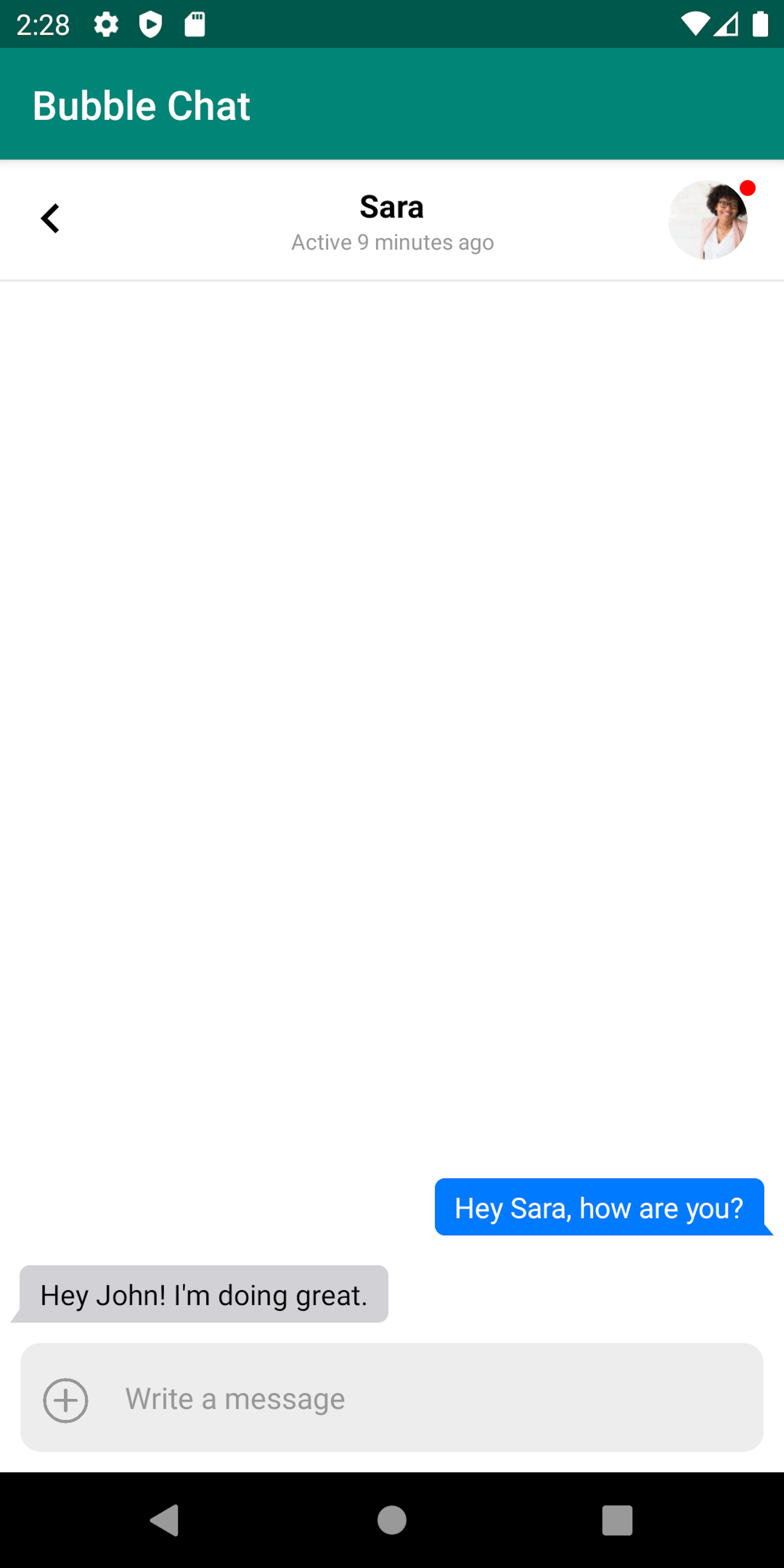 Android Chat Bubbles: Building iOS Style Chat in Android