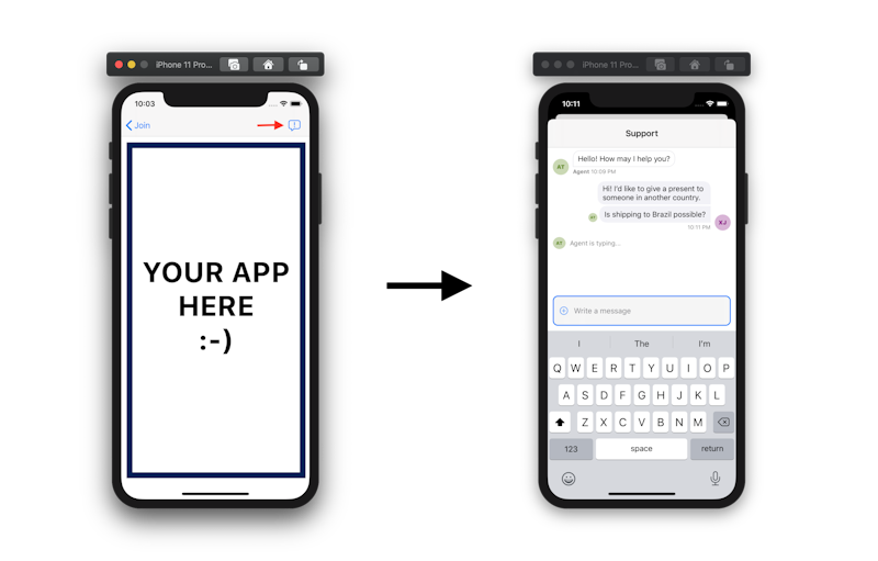 How to Implement In-App Support Chat on iOS
