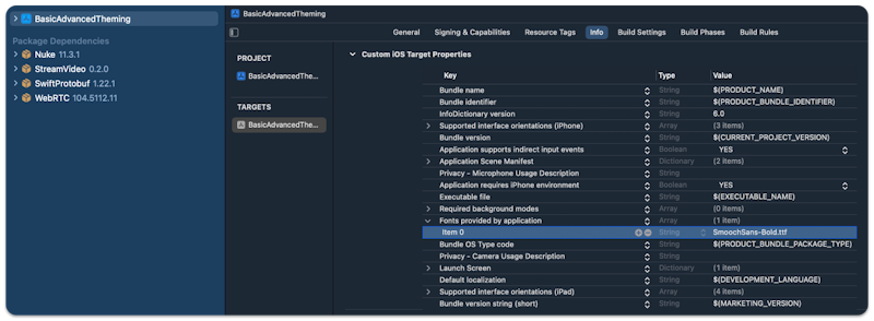 SwiftUI Video Calling by Stream: Color, Image, Font, & Sound Theming Guide