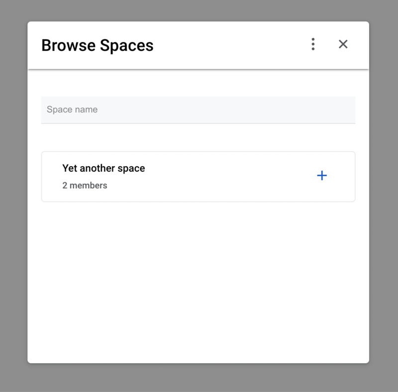 GMail Spaces Clone with React