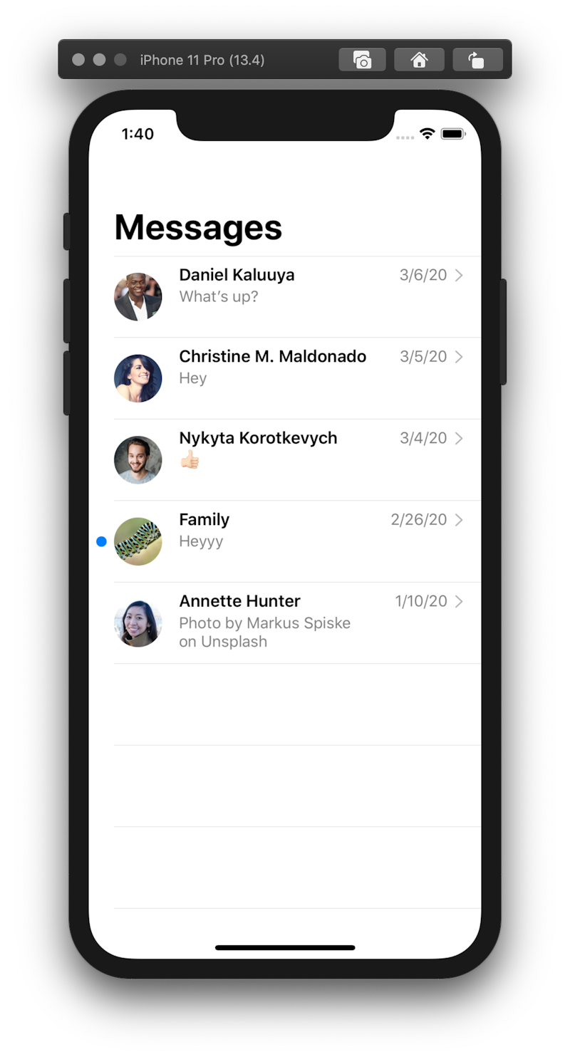 Build an iMessage Clone with Stream's iOS SDK