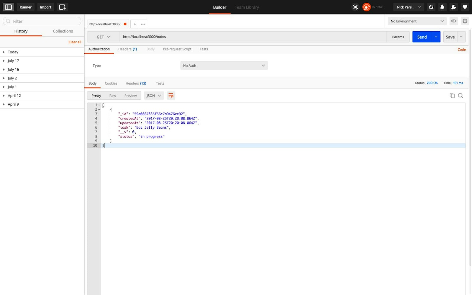 Build a REST API with Node.js, Restify & MongoDB