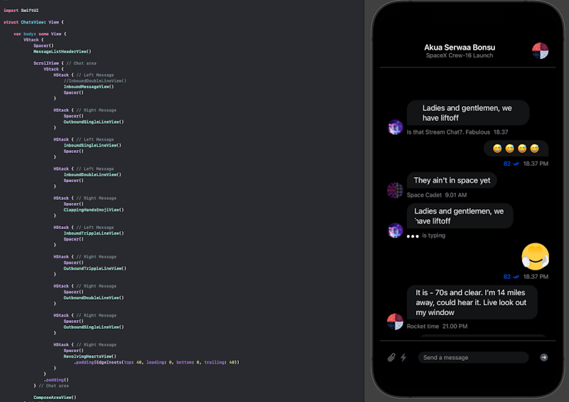 Prototyping Stream's iOS Chat SDK Using SwiftUI - Part 1