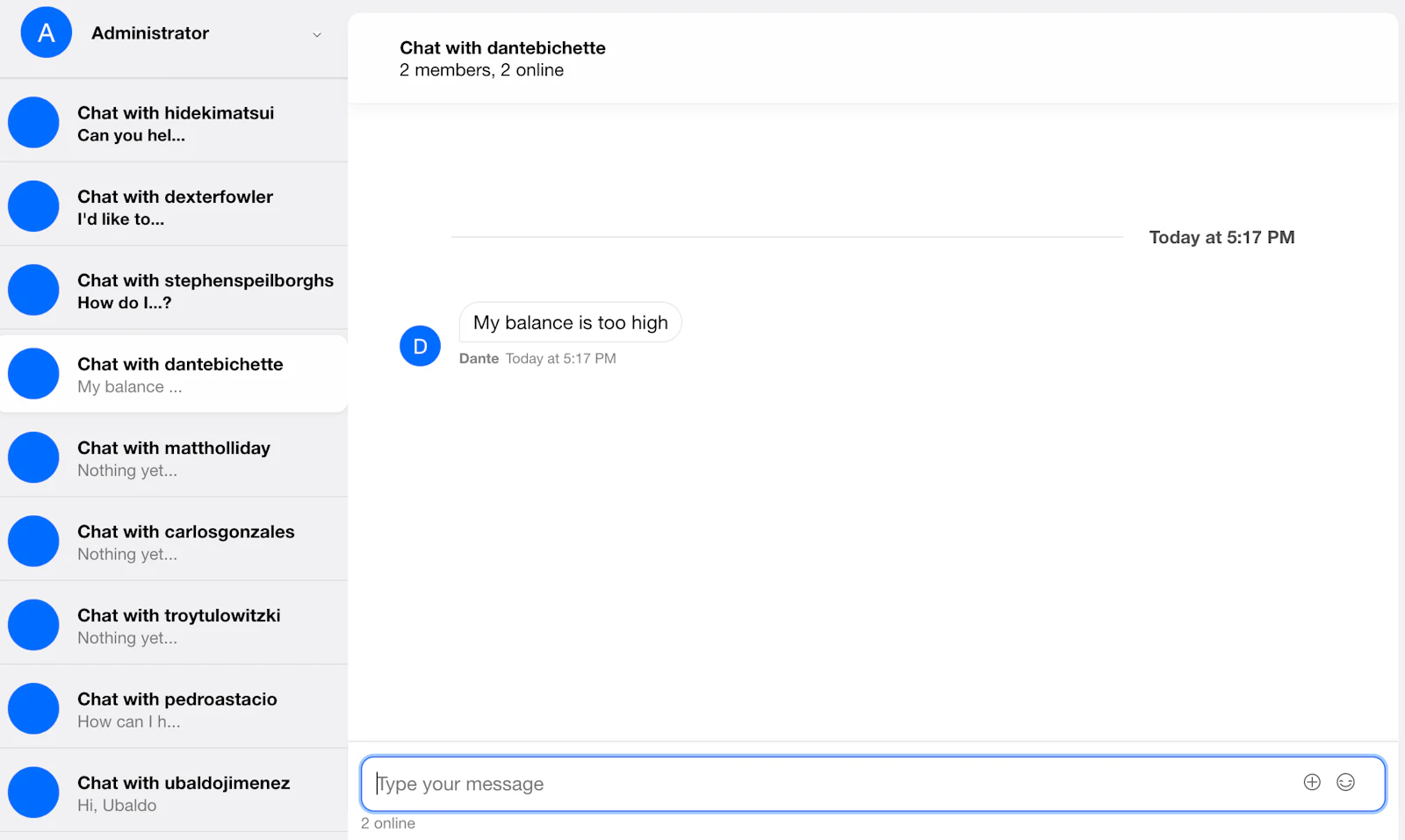 Create A Support Chat Admin Dashboard
