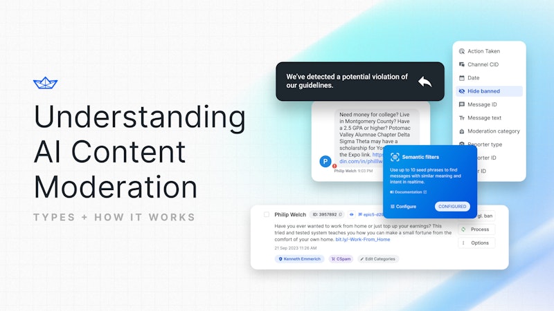 Understanding AI Content Moderation: Types & How it Works
