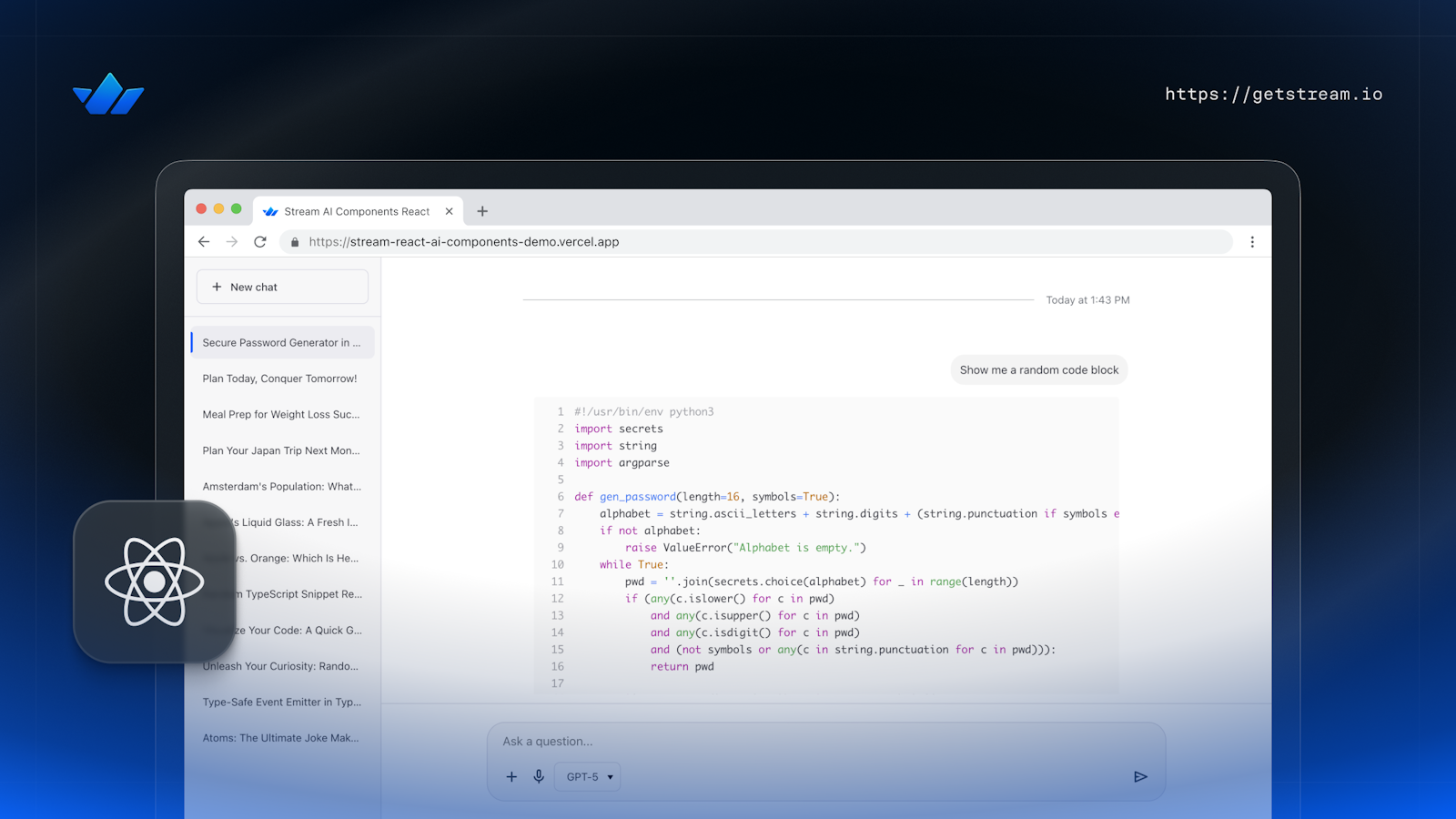 Build an AI Assistant with React