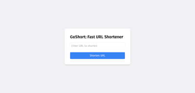 Build a URL Shortener with Go, Redis, and HTMX