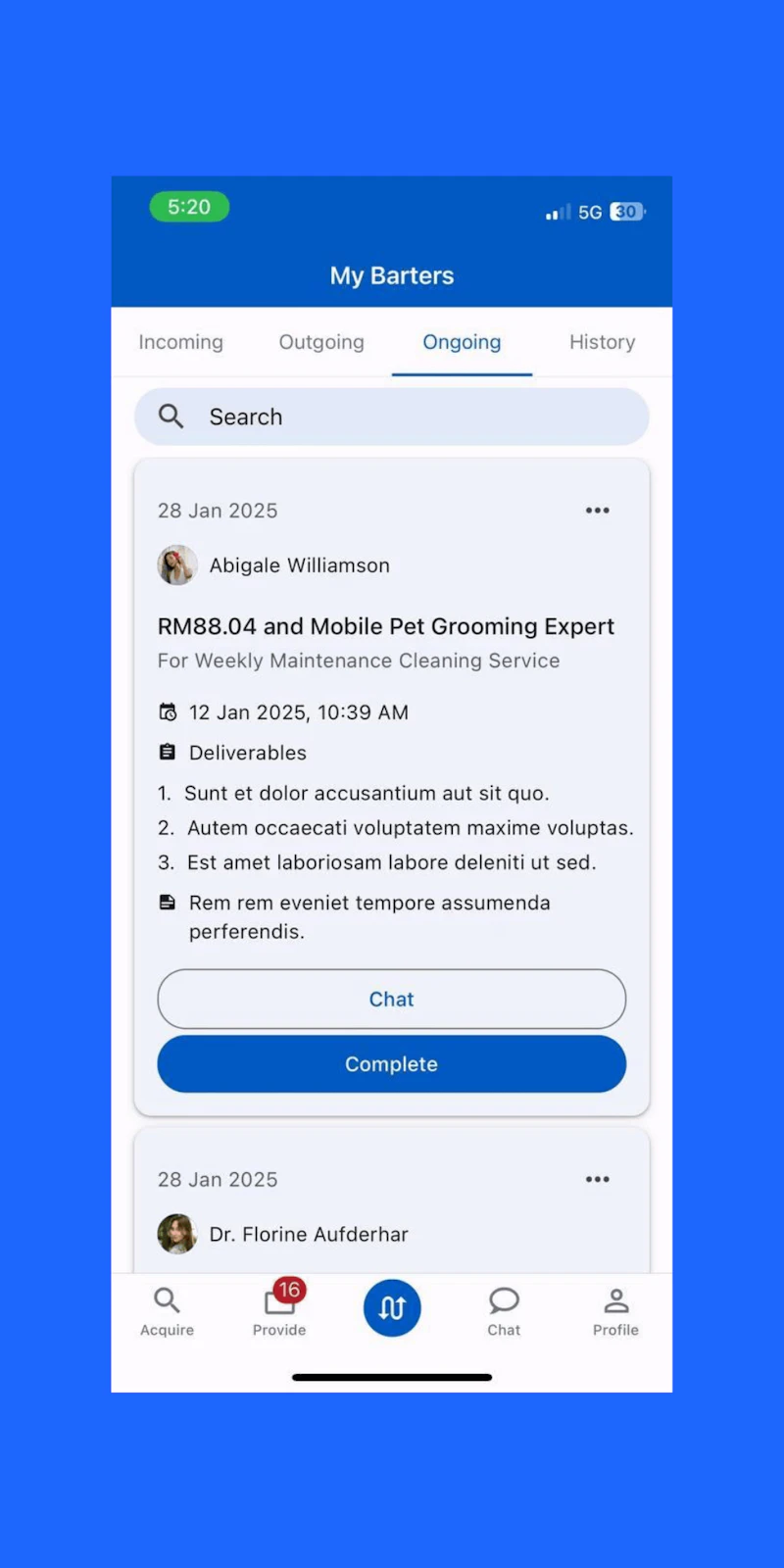 Building The Barter App with Stream Chat