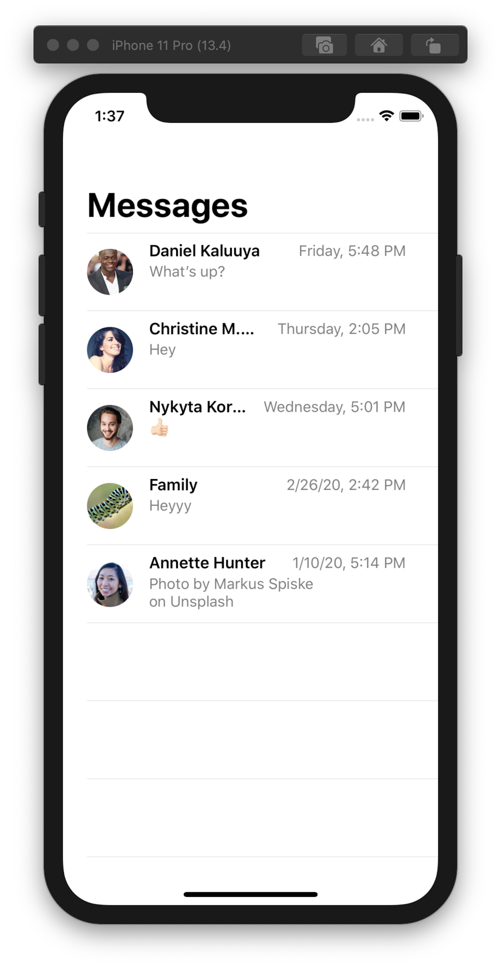 Build an iMessage Clone with Stream's iOS SDK
