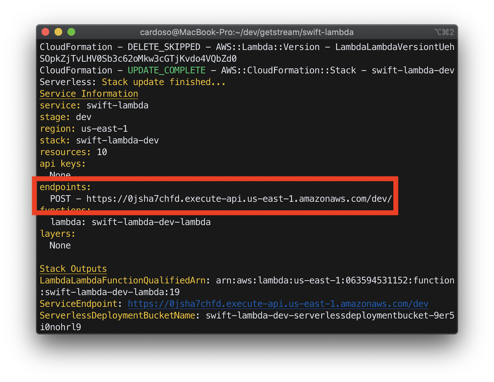 Generate JWTs with Swift on AWS Lambda