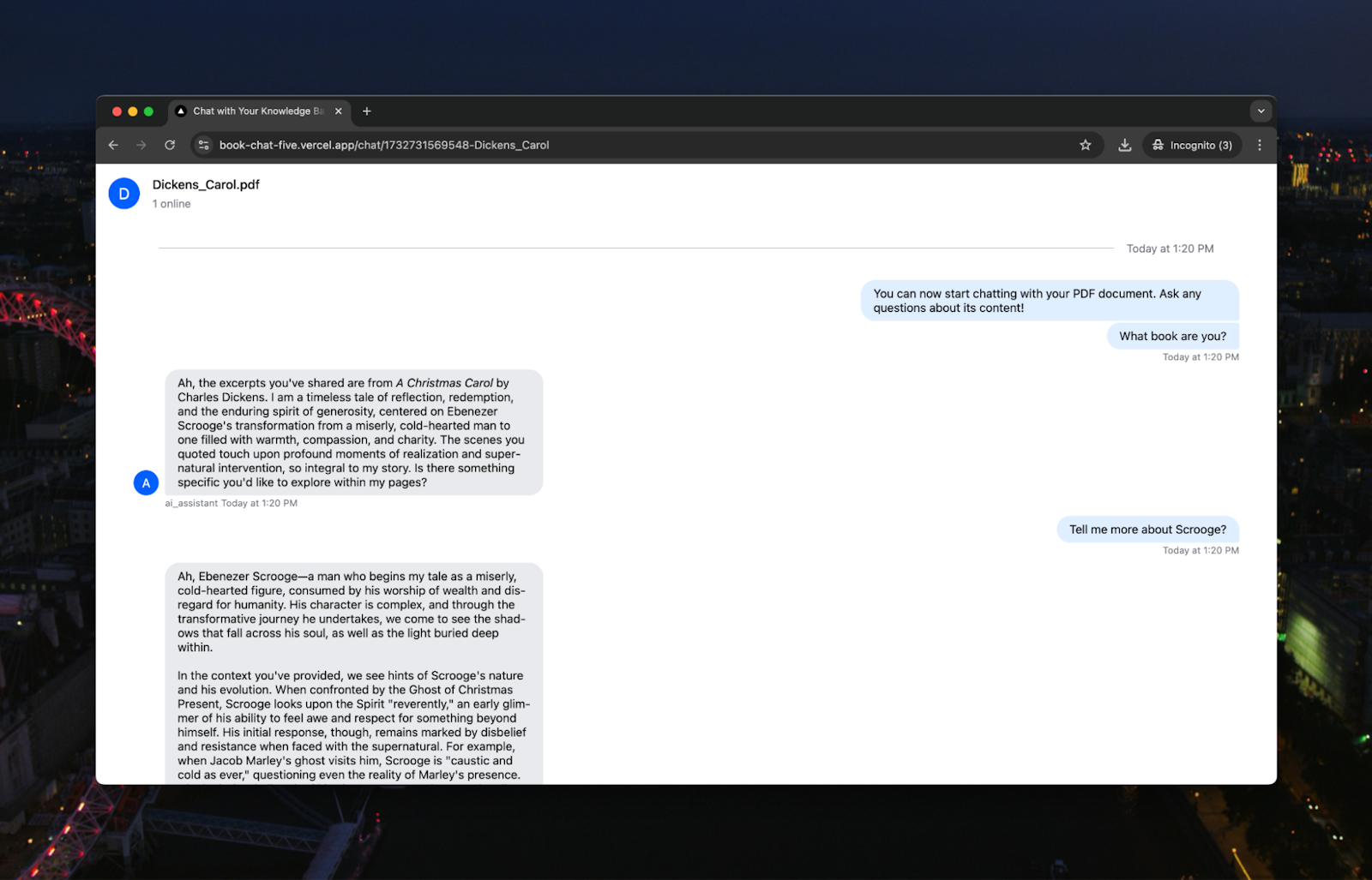 Use Pinecone, OpenAI, & Stream To Chat With Any Book