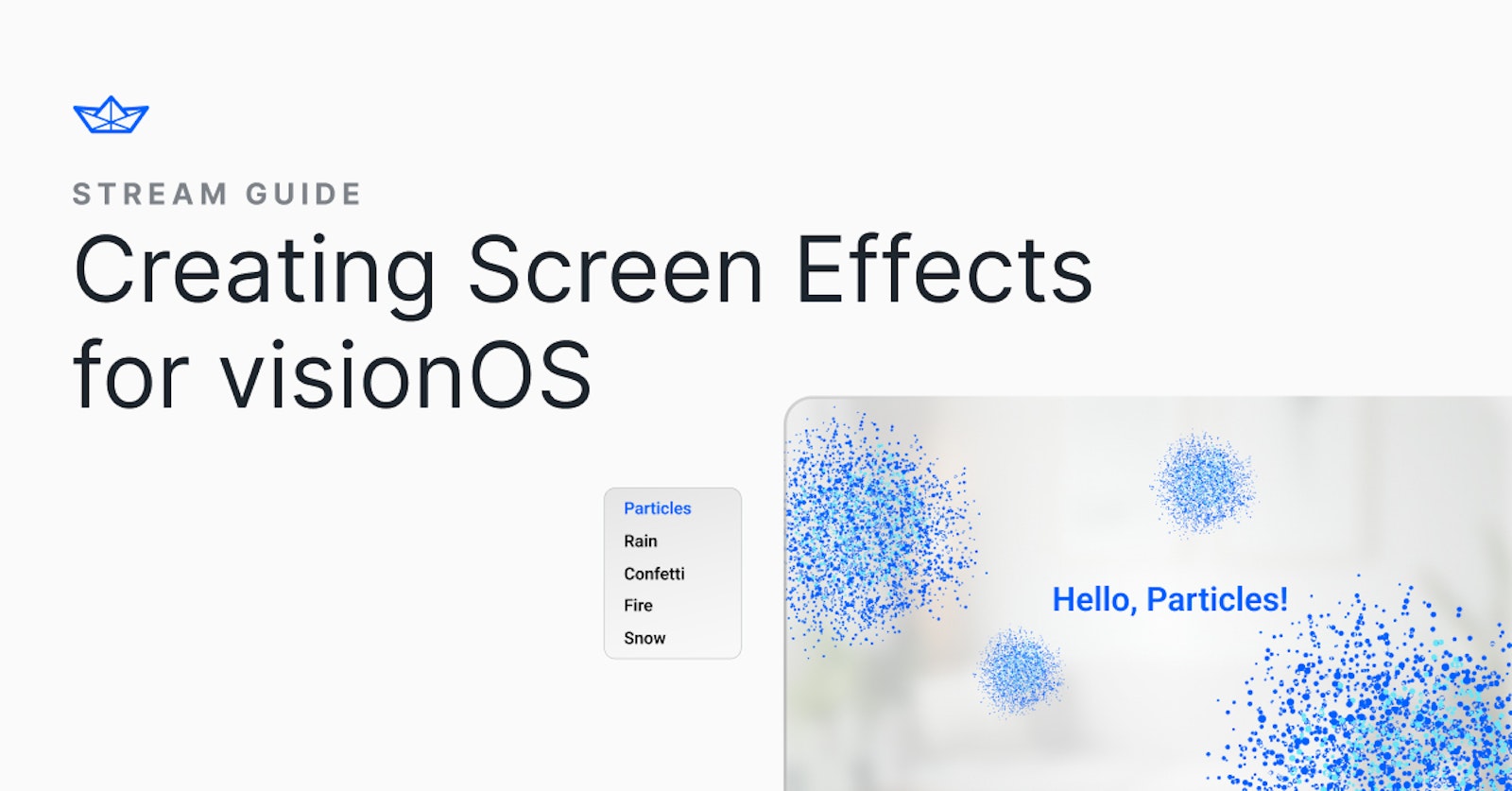 Build Realistic Particle Effects for visionOS