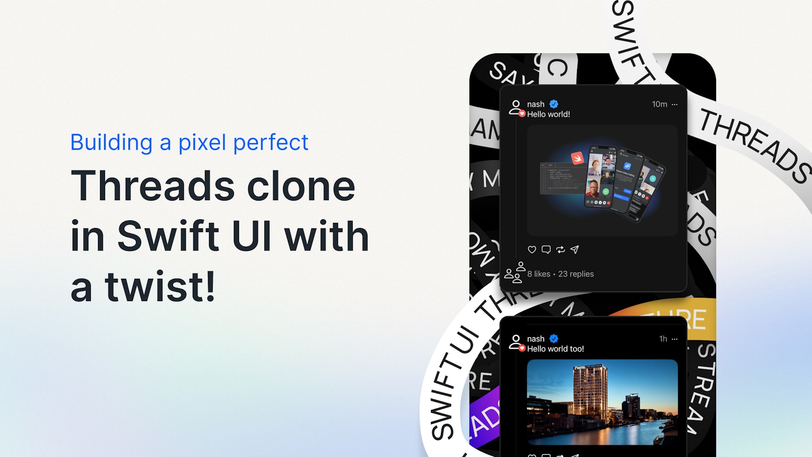 Build a Pixel Perfect Threads Clone in Swift UI—With a Twist!