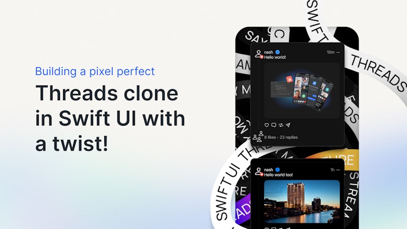 Build a Pixel Perfect Threads Clone in Swift UI—With a Twist!