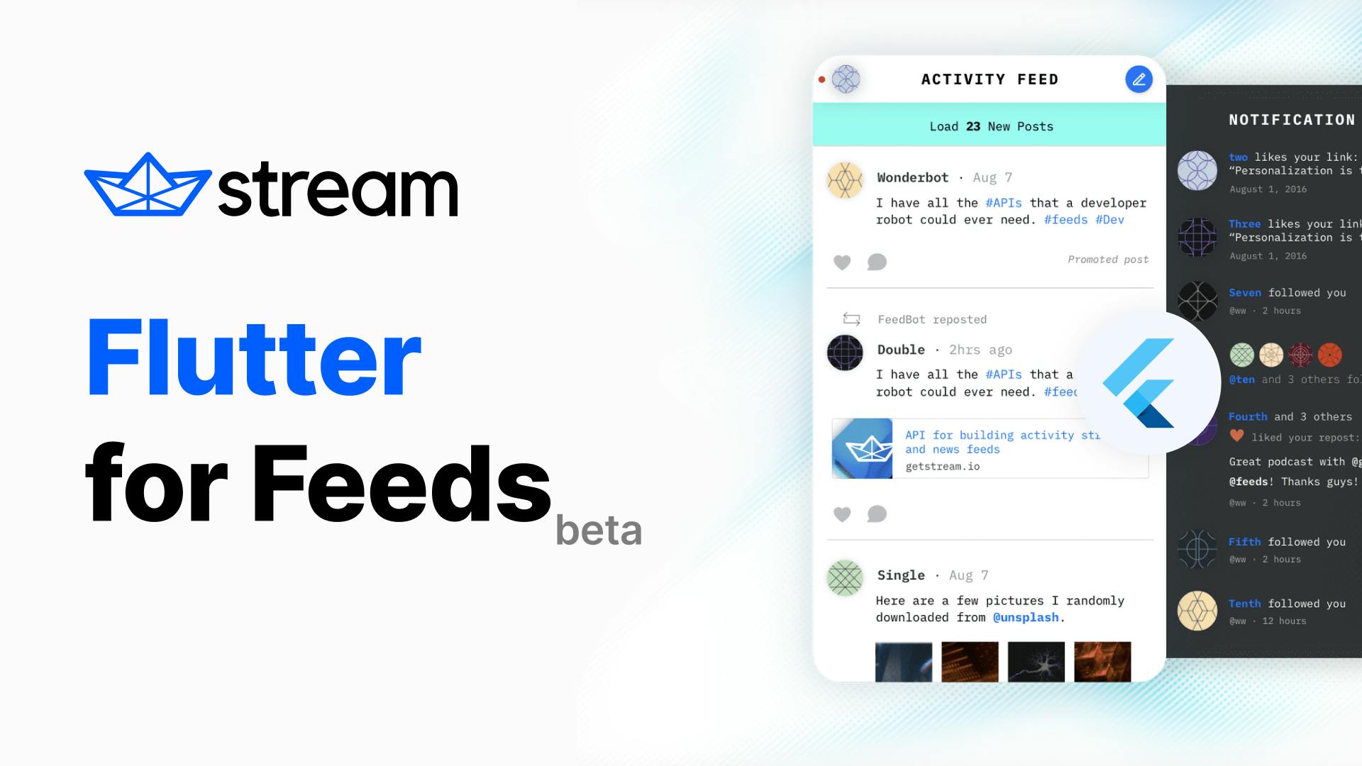 Announcing the Beta Release of Activity Feeds for Flutter