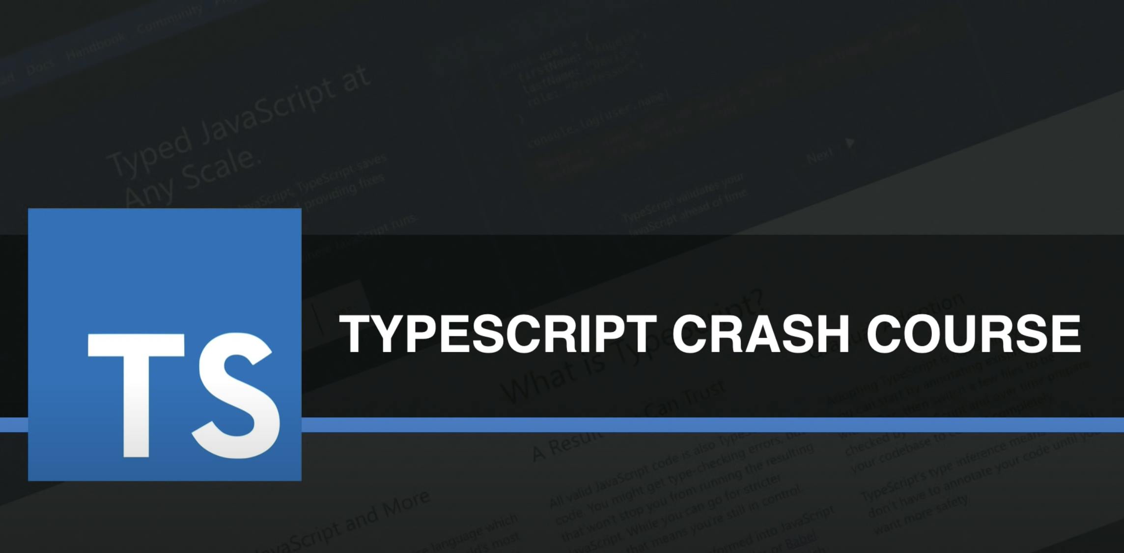 Crash Course Learn The Basics Of Typescript