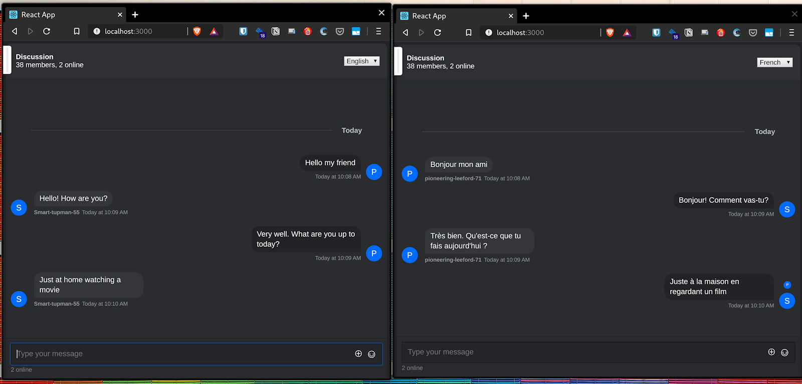 Translate Chat Messages in Real Time with Amazon Translate