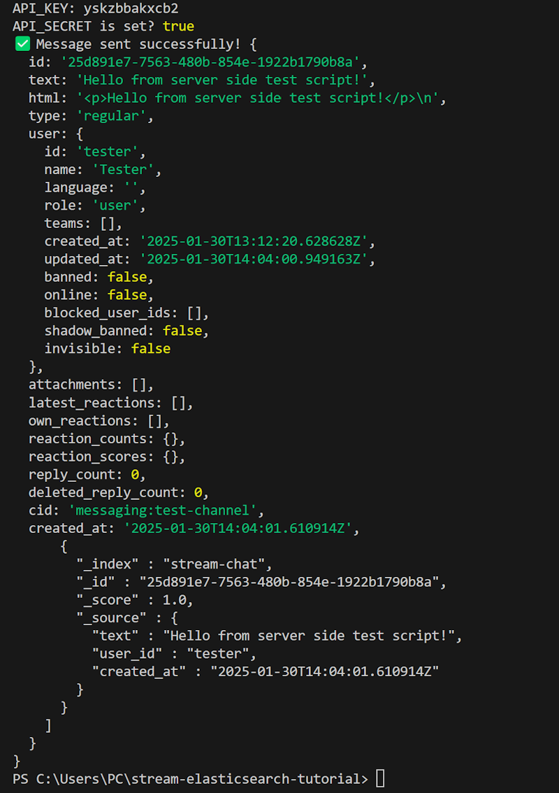 Enhancing Your Stream Chat with Elasticsearch for Advanced Full-Text Search