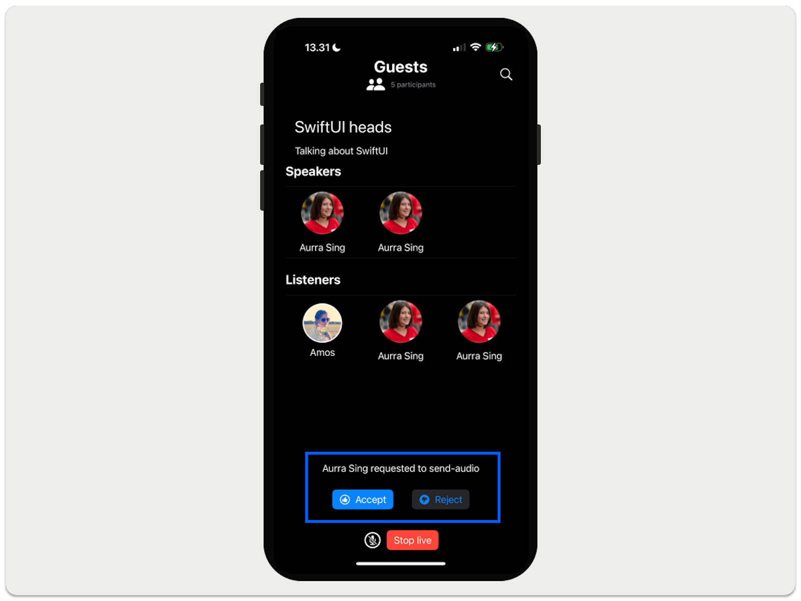 Build iOS Audio Chat Rooms with SwiftUI
