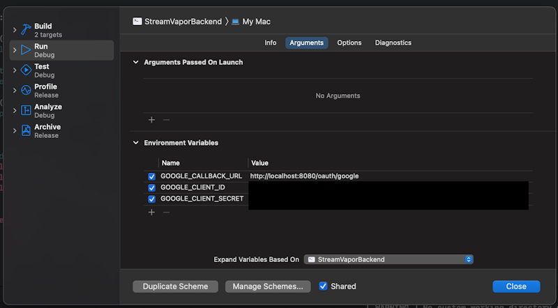 Server-Side Vapor Swift Implementation With Google, Apple, and Github Authentication