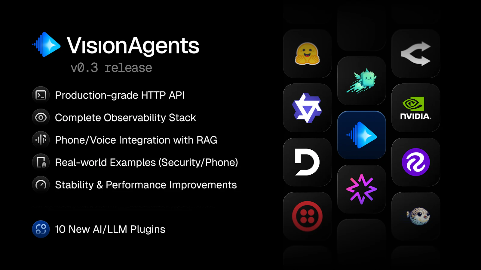 Vision Agents v0.3: Deployments, HTTP support, & 10 New Plugins
