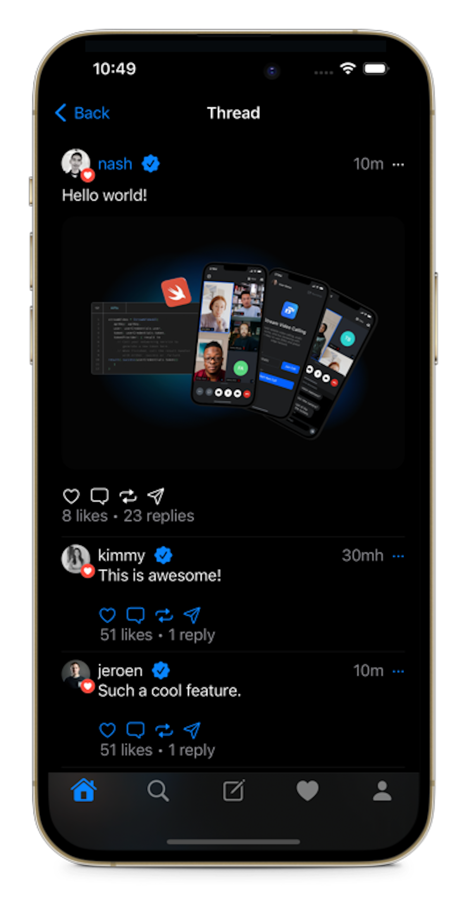 Build a Pixel Perfect Threads Clone in Swift UI—With a Twist!