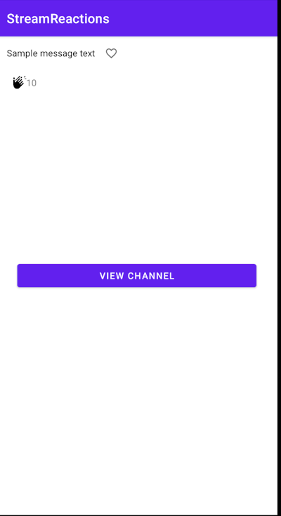 Reactions with the Stream Chat Android SDK