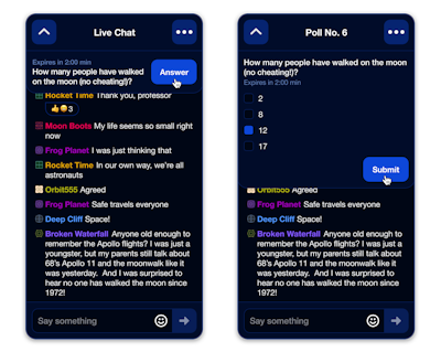Exploring Livestream Chat UX: Threads and Replies