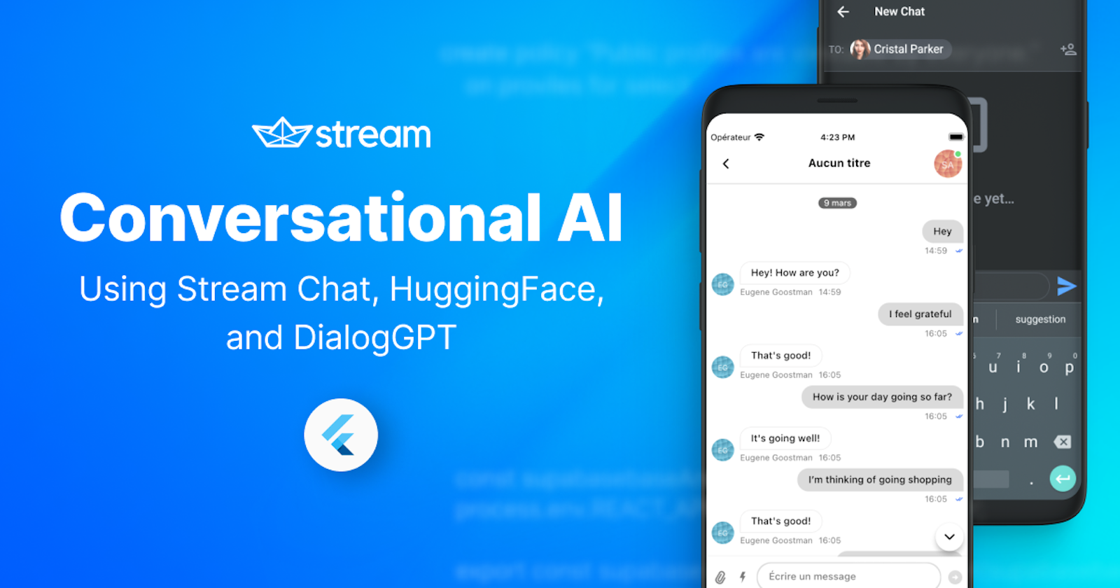 Conversational AI Using Stream Chat, HuggingFace, and DialogGPT