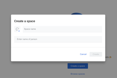 GMail Spaces Clone with React