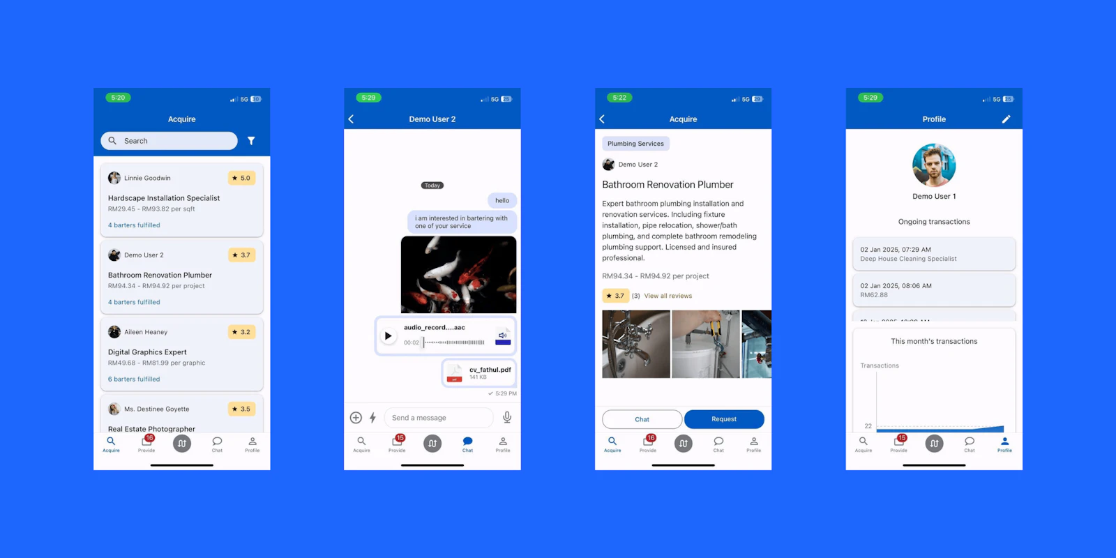 Building The Barter App with Stream Chat
