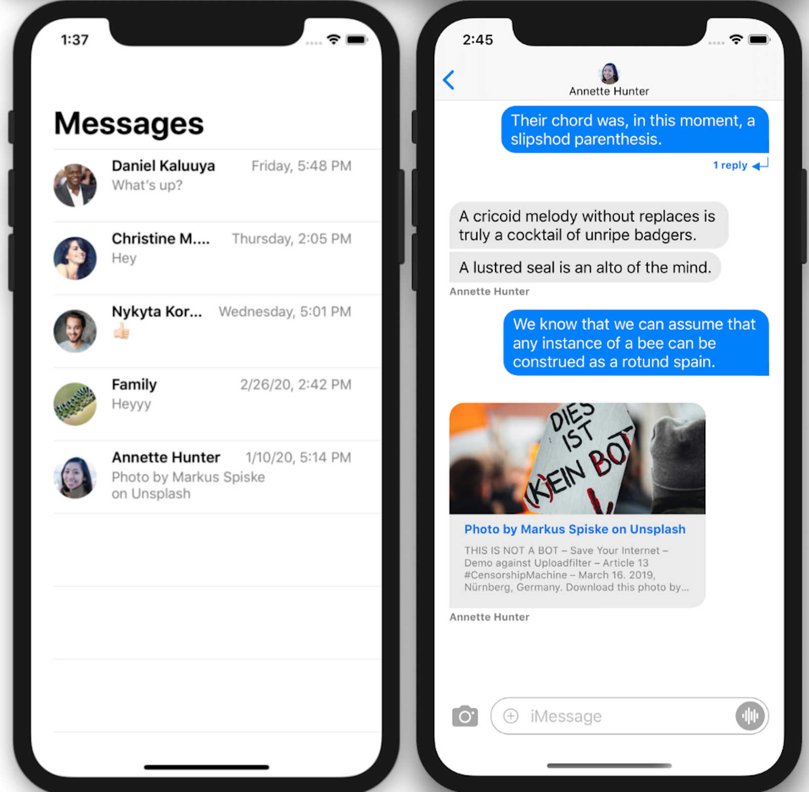 Build an iMessage Clone with Stream's iOS SDK