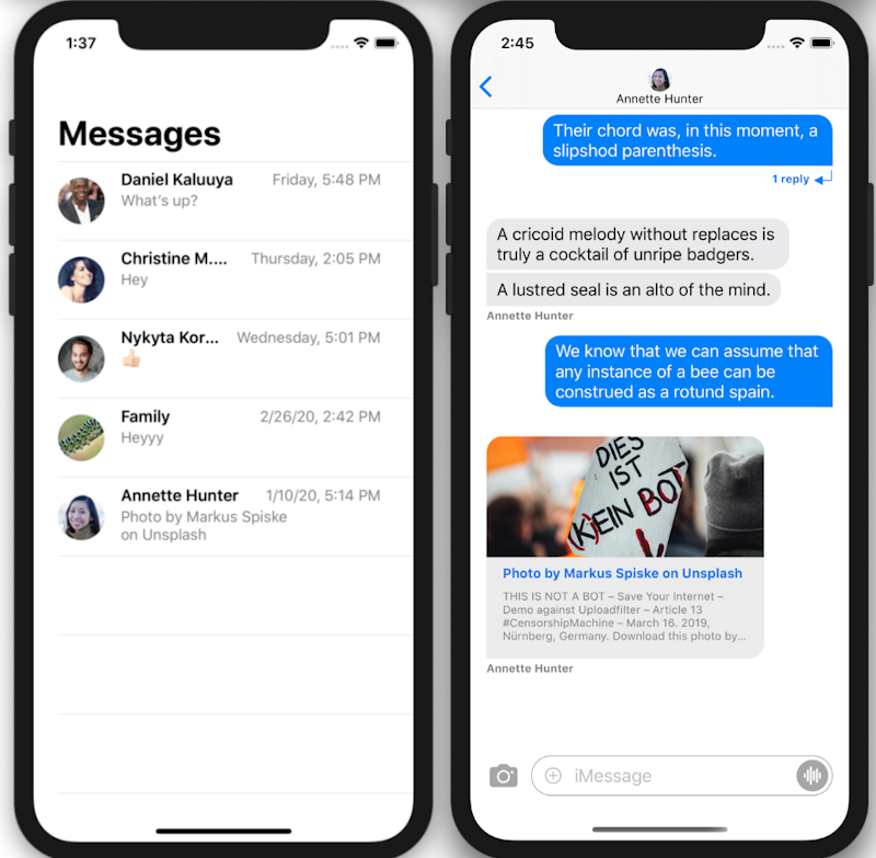 Build an iMessage Clone with Stream's iOS SDK