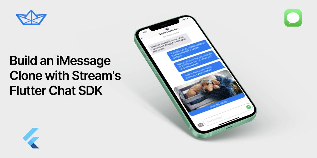 Build an iMessage Clone with Stream's Flutter Chat SDK