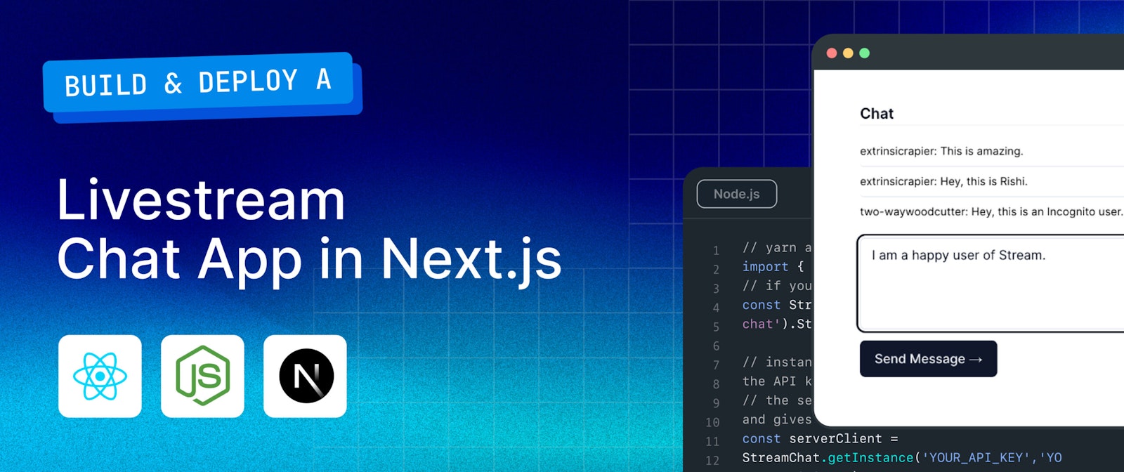 Build a Livestream Chat App in Next.js