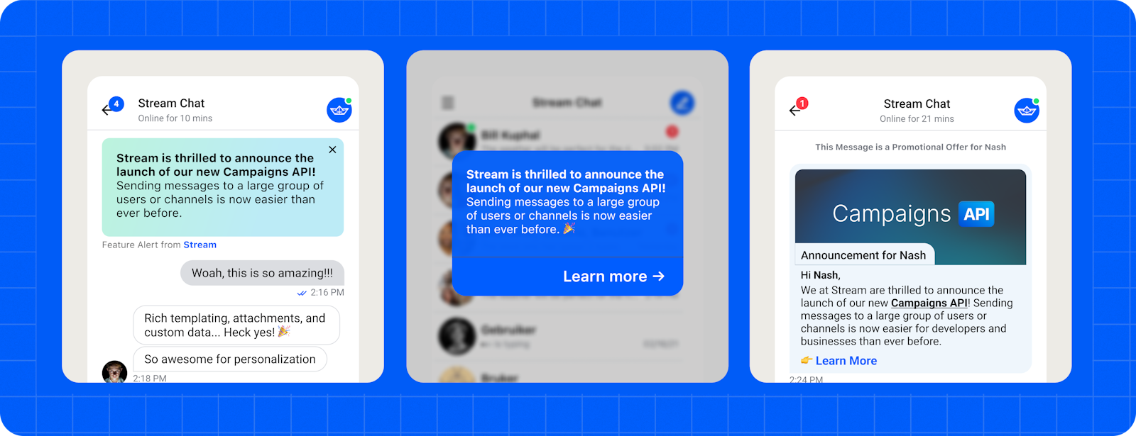 Introducing Stream's Campaigns API