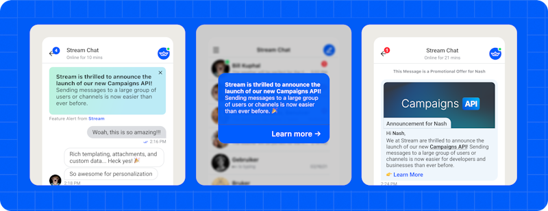 Introducing Stream's Campaigns API