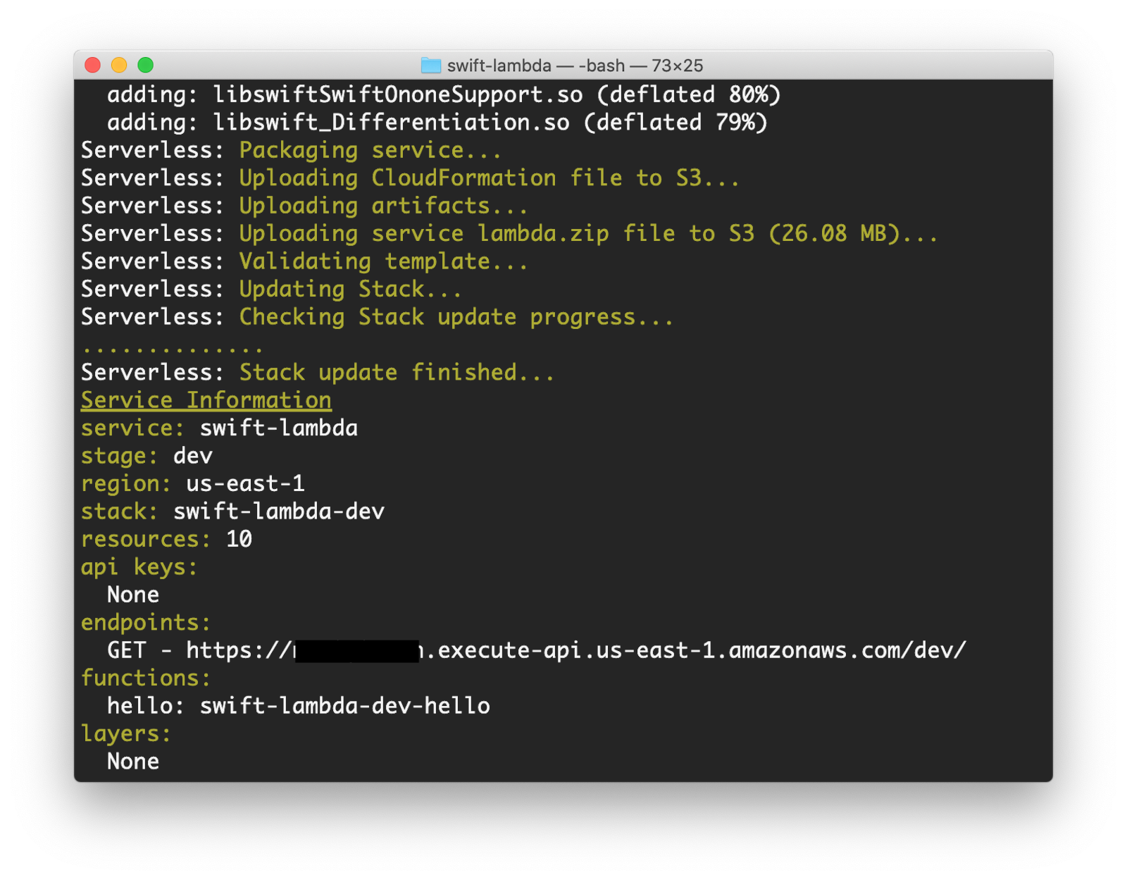 Deploy Services Written In Swift To Aws In Seconds 7928