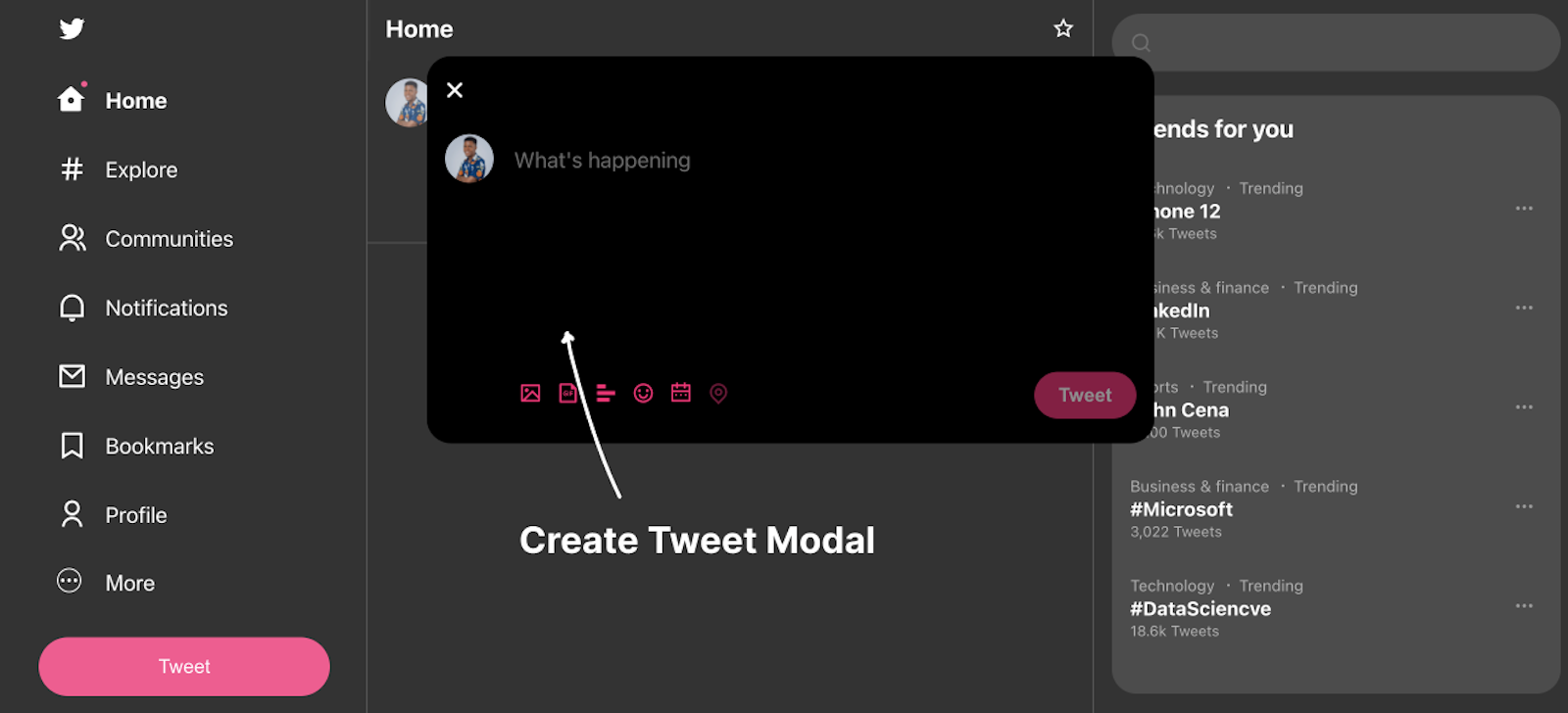 Connecting users to Stream Feeds and Creating a tweet - Twitter Clone ...