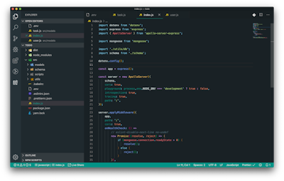 Create a GraphQL API with Node, Mongoose, and Express