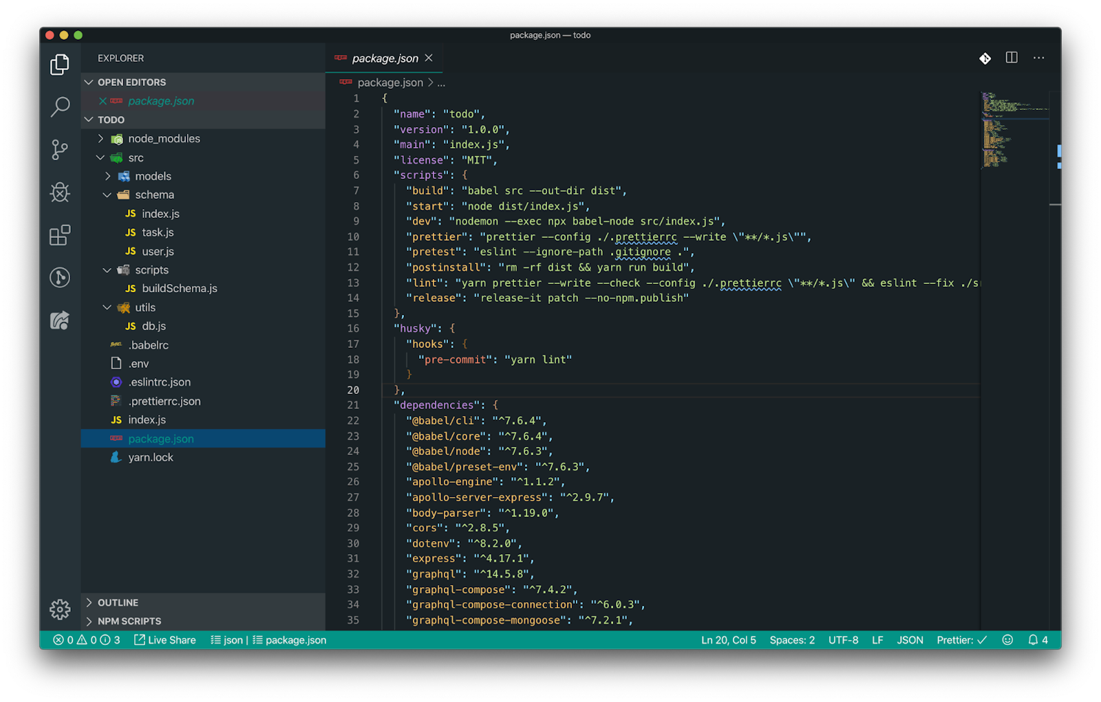 Create a GraphQL API with Node, Mongoose, and Express